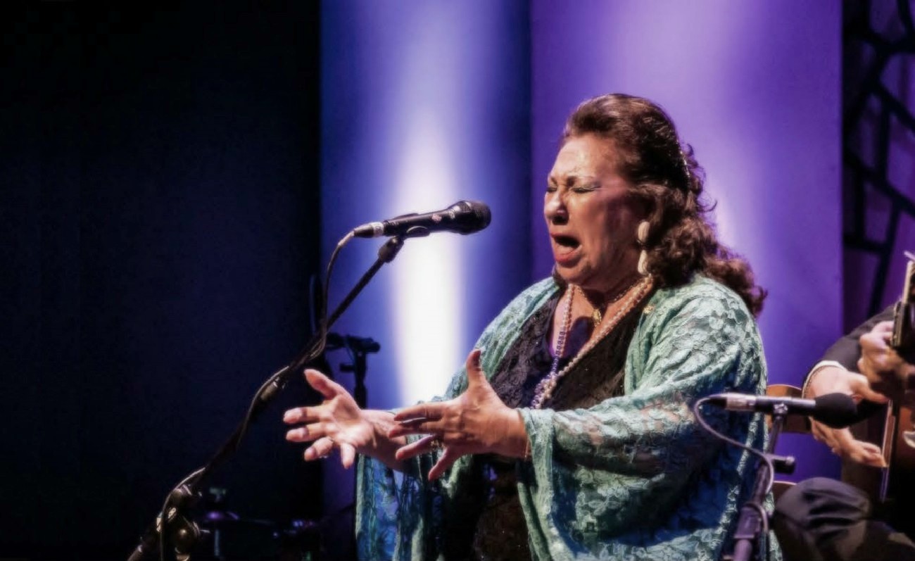 María Vargas on the rebound - Archivo Expoflamenco